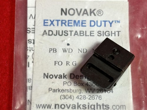 Novak 1911 Extreme Duty Adjustable Rear Sight - NIB | eBay