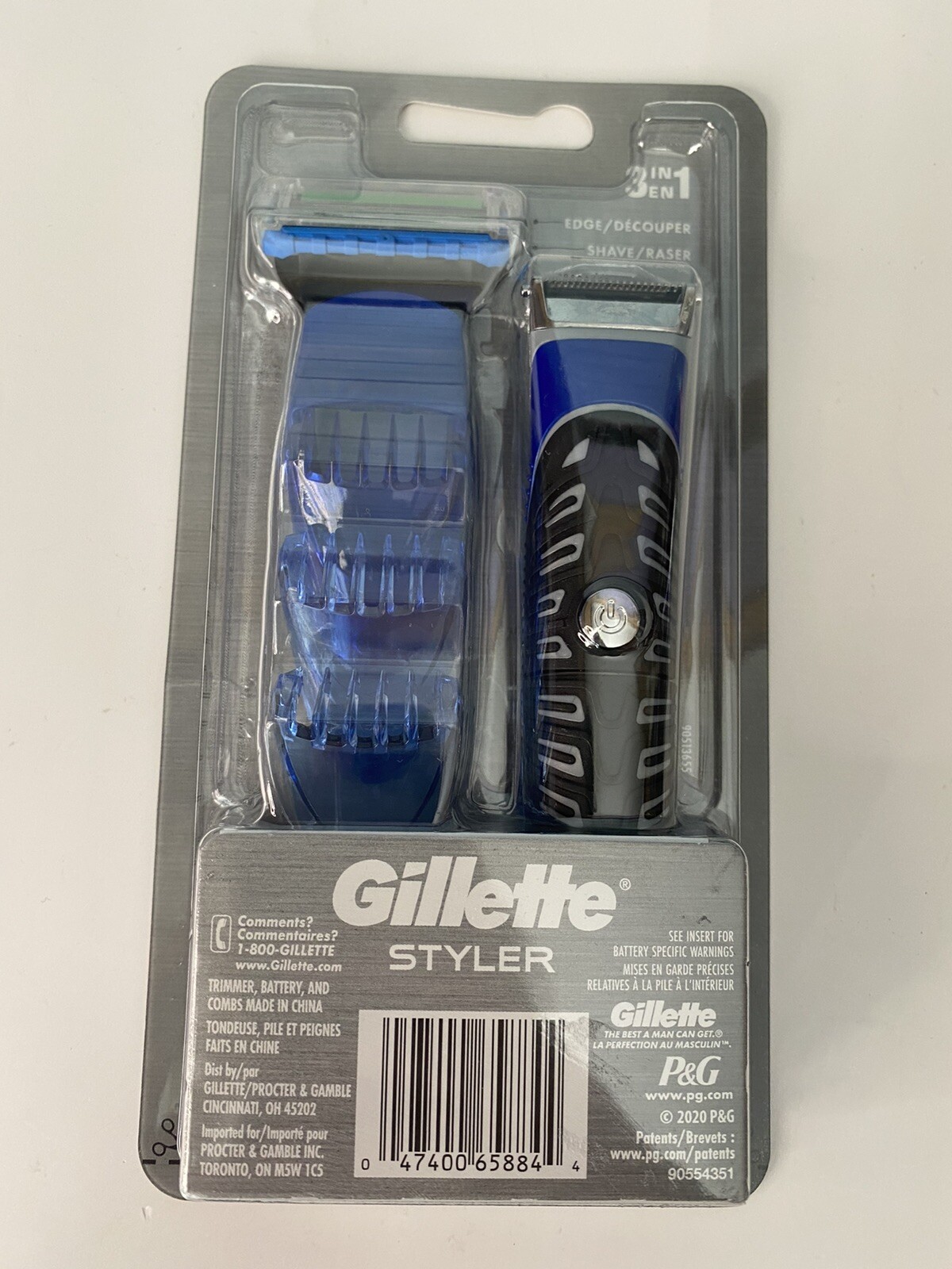 Gillette Fusion ProGlide Styler Beard Trimmer Men's Razor and Edger ...