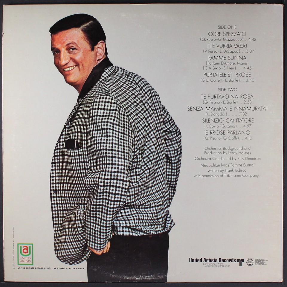 JIMMY ROSELLI: core spezzato UA 12" LP 33 RPM | eBay