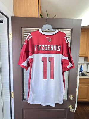 Authentic Arizona Cardinals #11 Larry Fitzgerald CLEAN NFL Football ...