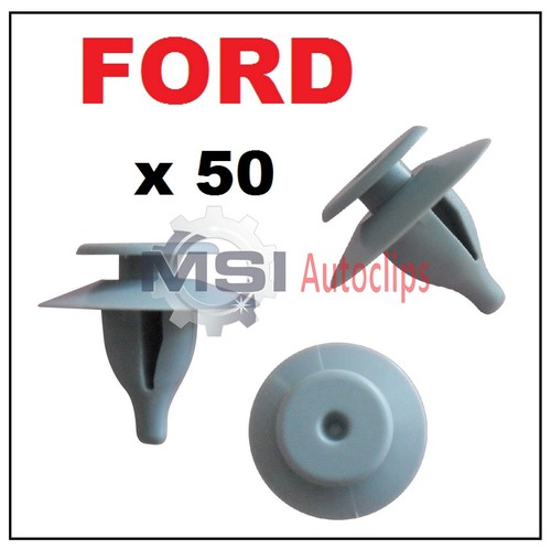 50 x FORD Interior Door Card Fascia Panel Seat Back Trim Clips ...