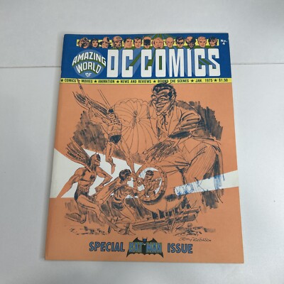 AMAZING WORLD OF DC COMICS MAGAZINE (1974 Series) #4 Batman (Missing a ...