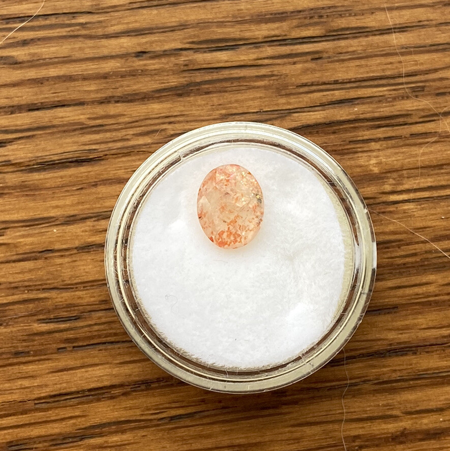 strawberry quartz 8.9x7mm Oval tablet cut 1.43ct natural gemstone | eBay