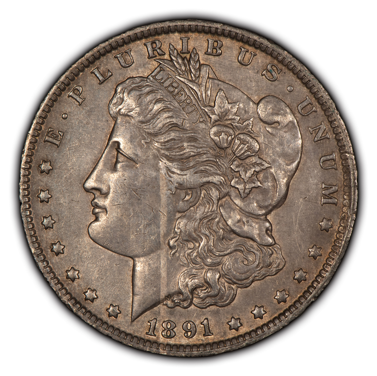 1891-O $1 Morgan Silver Dollar - Pattern Toning - AU Better Date - SKU ...