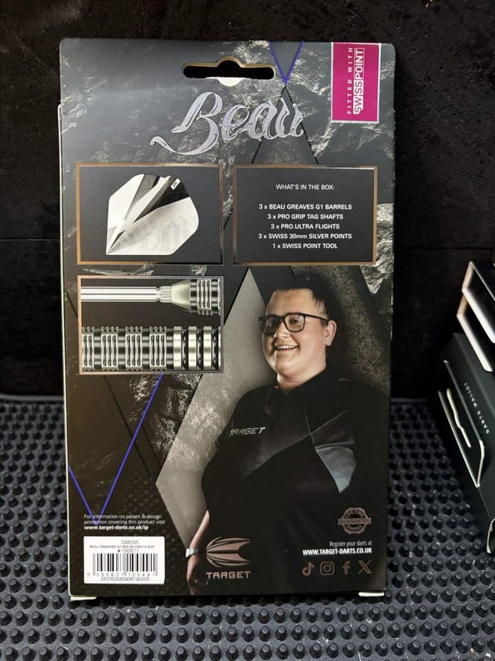 Beau Greaves Target Generation 1 90% Tungsten 25g | eBay UK