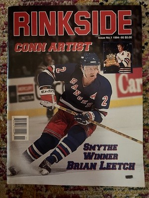 Rinkside Hockey NHL Magazine Issue 1 1994-95 Brian Leetch New York ...
