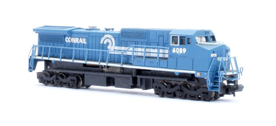 UNKNOWN BRAND 'N' GAUGE BLUE CONRAIL GE 8-40 '6089' DIESEL LOCOMOTIVE ...
