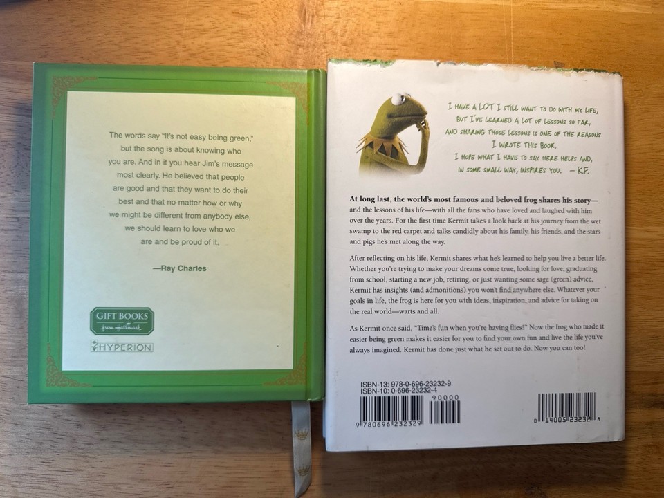 Jim Henson Kermit Book Lot - It’s Not Easy Being Green + Before You ...