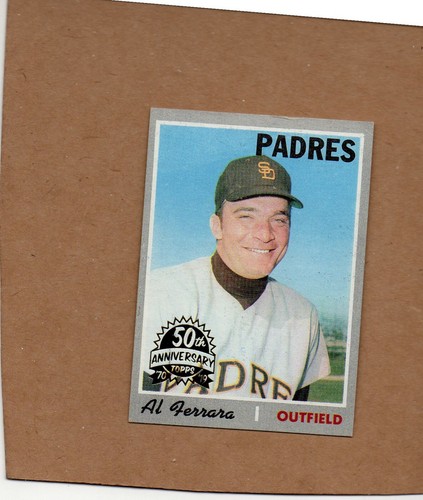al ferrara 2019 topps heritage 50th buyback card 1970 345 padres | eBay