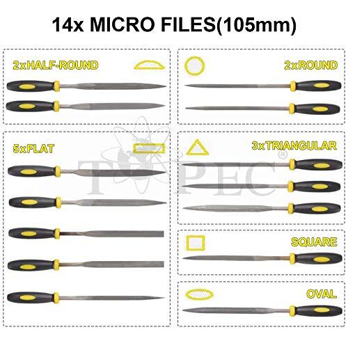 18pcs File Set Round And Flat File Kits Are Made Of High Carbonsteel ...