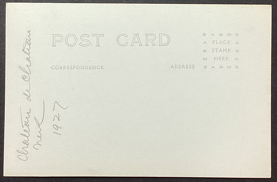 Couple Man Woman RPPC Vintage Real Photo Postcard Unposted Dated 1927 ...