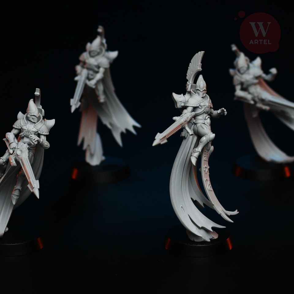 Doomghasts Flock with Leader Artel W Eldar Phoenix Lord Irillyth Shadow ...