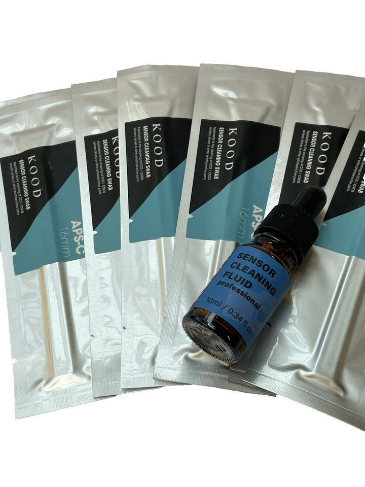 Pro APS-C Sensor Cleaning Kits Swabs & 10ml Sensor Cleaning fluid | eBay UK