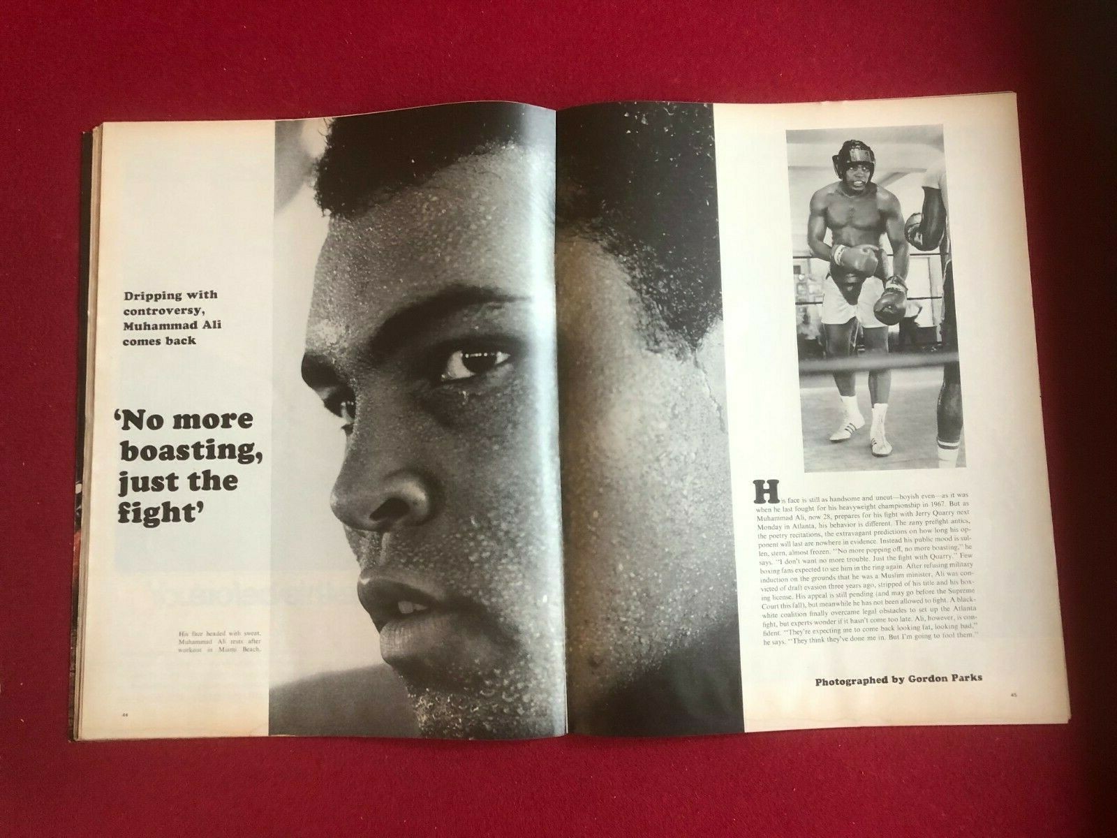 1971, Muhammad Ali, "LIFE" Magazine (Vintage / Scarce) | eBay