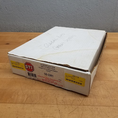 STI SS-2261 STOPPER STATION w/STI-6535 Push/Turn To Reset Switch ...