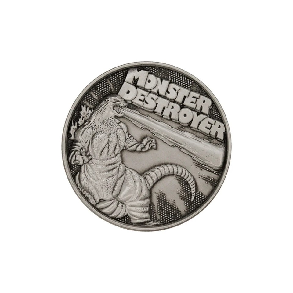Godzilla 70th Anniversary Limited Edition Coin Official Token Figure ...