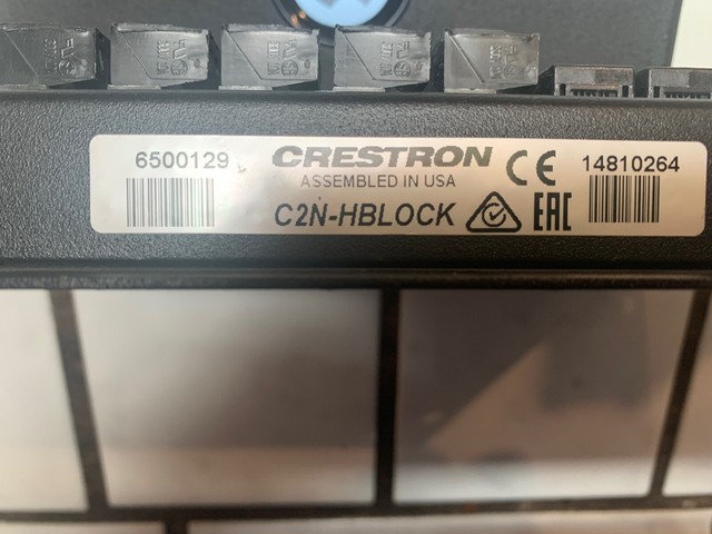 Crestron C2n-hblock Multi-type Cresnet Distribution Block for sale ...