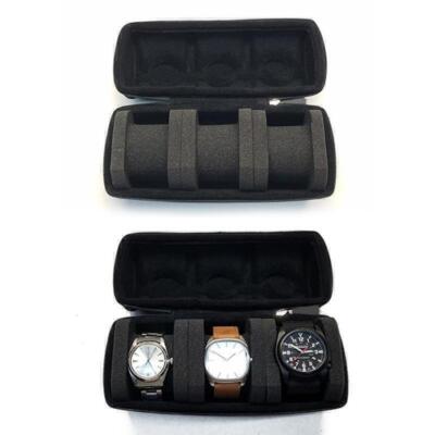 3 Slots,Travel Watch Organizer-Watches-Case Roll-Box-Watch Storage ...