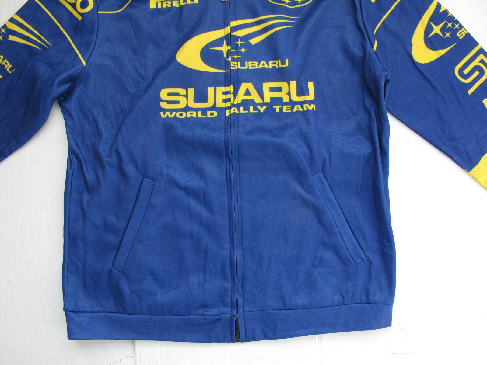 Subaru World Rally Team jacket with hood - size M - 92 cm chest | eBay