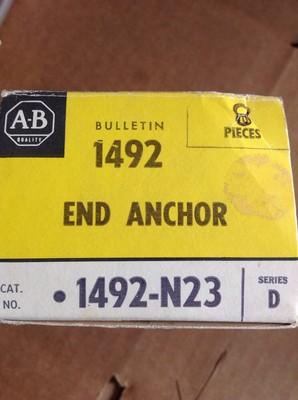 Allen-Bradley End Anchor 1492-N23 (Box Of 8) | eBay
