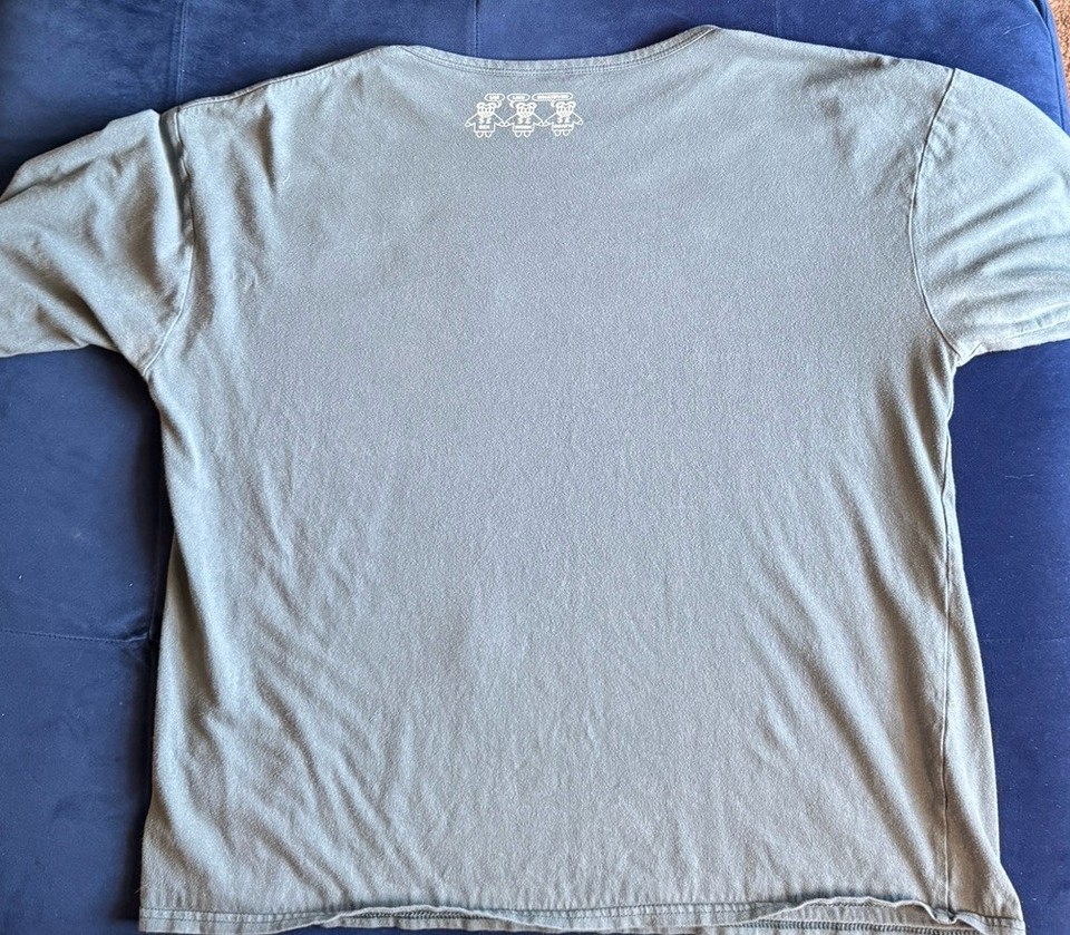 Vintage Radiohead Shirt Mens XXL KID A WASTE Test Specimen Bear W.A.S.T ...