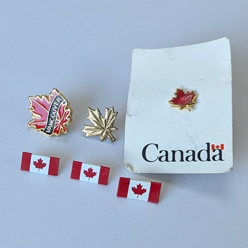 Lot Canada Pins Vancouver Maple Leaf Flag Canadian Souvenir Hat Pin | eBay