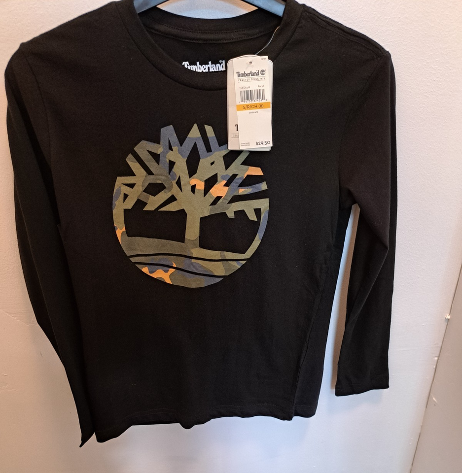 Timberland Top long sleeve Logo Age 8-20yrs | eBay UK
