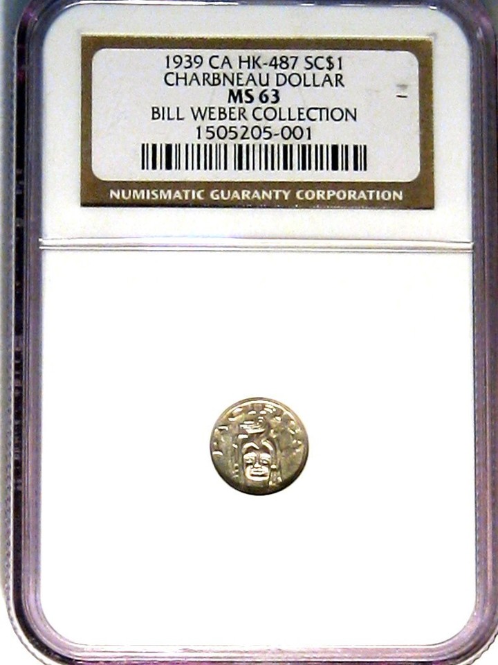 1939 California Golden Gate Exposition Charbneau Dollar NGC MS63 HK-487 ...