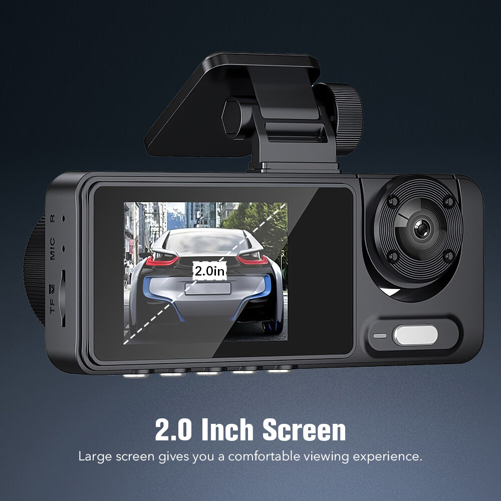 1080P HD Dual Lens Dashcam Autokamera Dash Cam KFZ DVR Video Recorder ...
