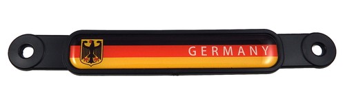 Germany German flag Screw On License plate Emblem Car Decal badge | eBay