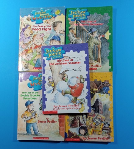 JIGSAW JONES MYSTERY Series Lot of 5 Chapter Books by James Preller | eBay