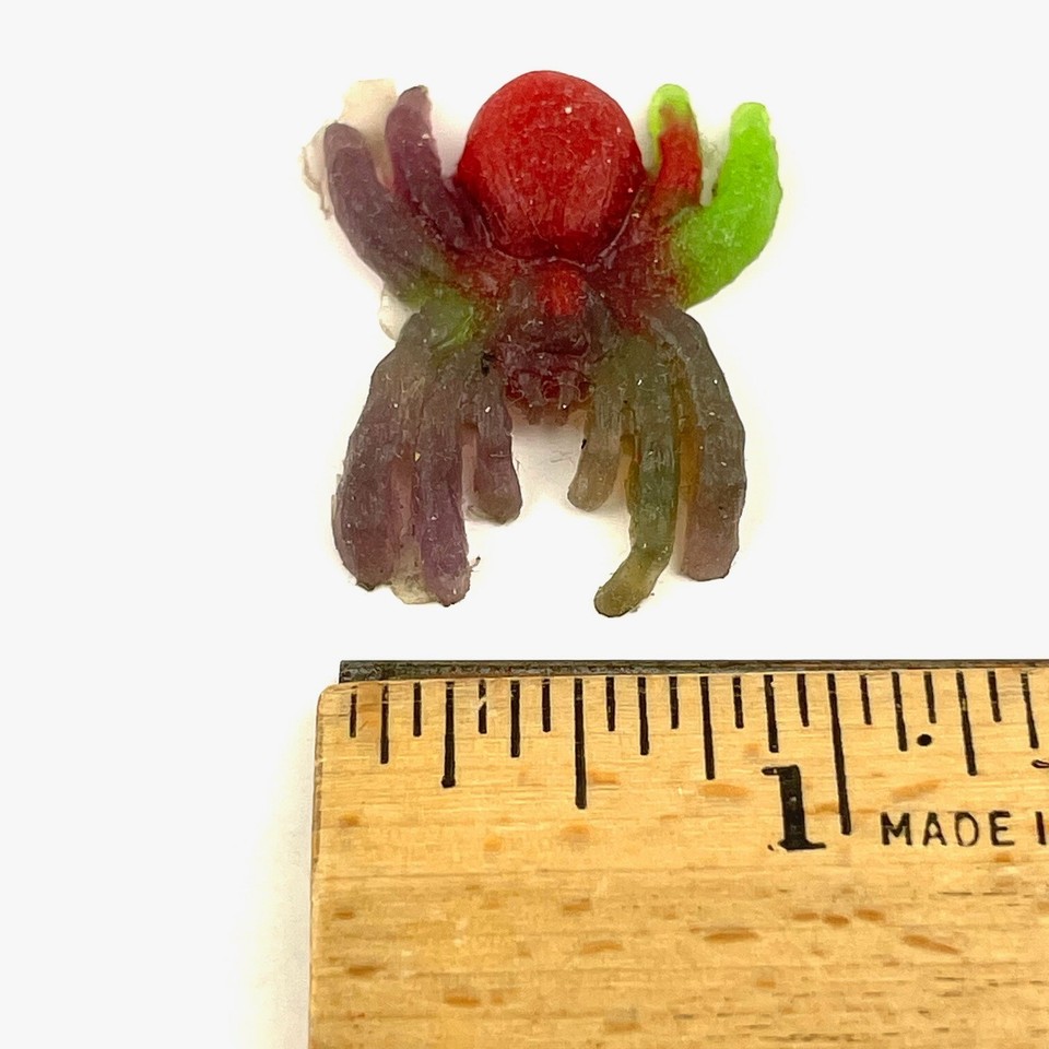 Vintage 1.25" Long Multicolor Spider Jelly/Rubber Toy/Figure | eBay