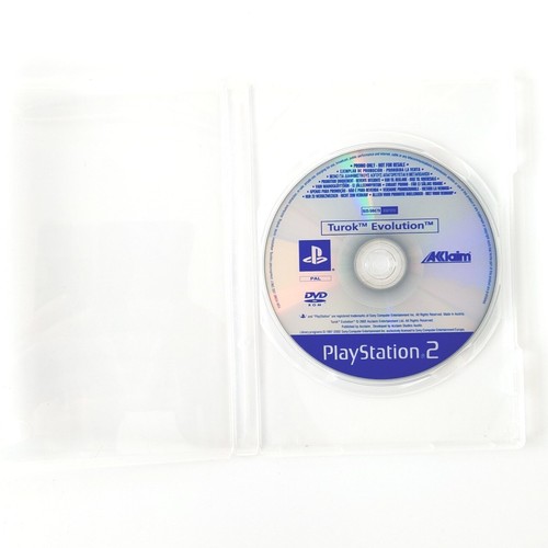 Turok Evolution PS2 Promo Disc | RARE | Not For Sale | Mint | eBay