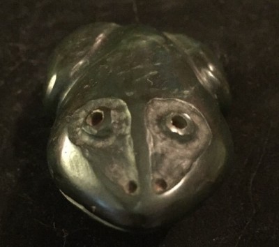Vintage Inuit? Carved & Signed Jade Frog | eBay