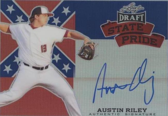 2015 Leaf Metal Draft - State Pride Austin Riley #SP-AR2 (AU, RC) for ...