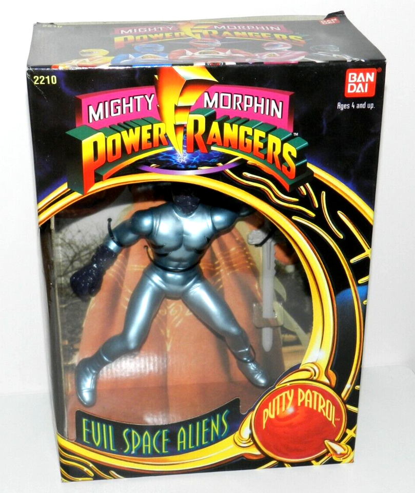 POWER RANGERS EVIL SPACE ALIENS PUDDY PATROL VINTAGE BANDAI NEW MMPR ...