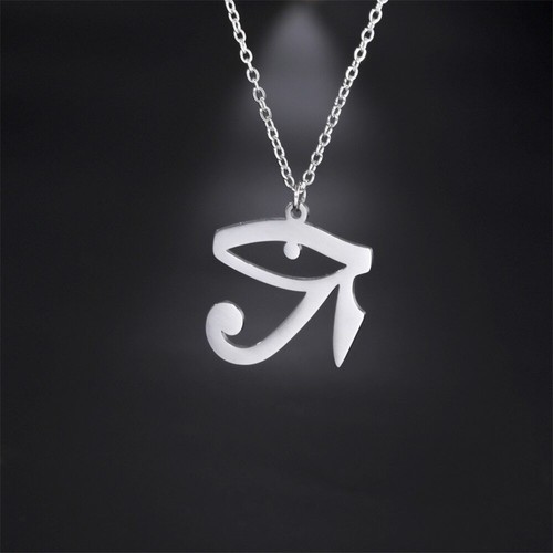 Ancient Egypt The Eye Of Horus Ra Necklace Stainless Steel Amulet ...