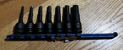 3/8" DRIVE MATCO TOOLS 7PC METRIC ADV HEX BIT SOCKET SET SBPMXY7V | eBay