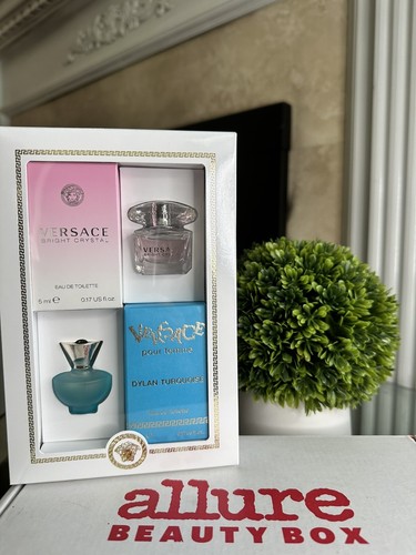 VERSACE PARFUMS MINIATURES COLLECTIONS BRIGHT CRYSTAL DYLAN TURQUOISE 0 ...