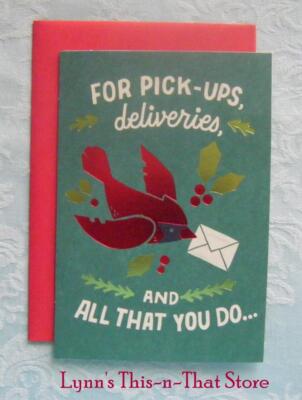 Hallmark Christmas Greeting Card New (Mail Deliveries) (015) | eBay