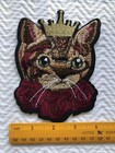 Medium Embroidered GG Style Cat Kitty Patch 4x5 Inches | eBay