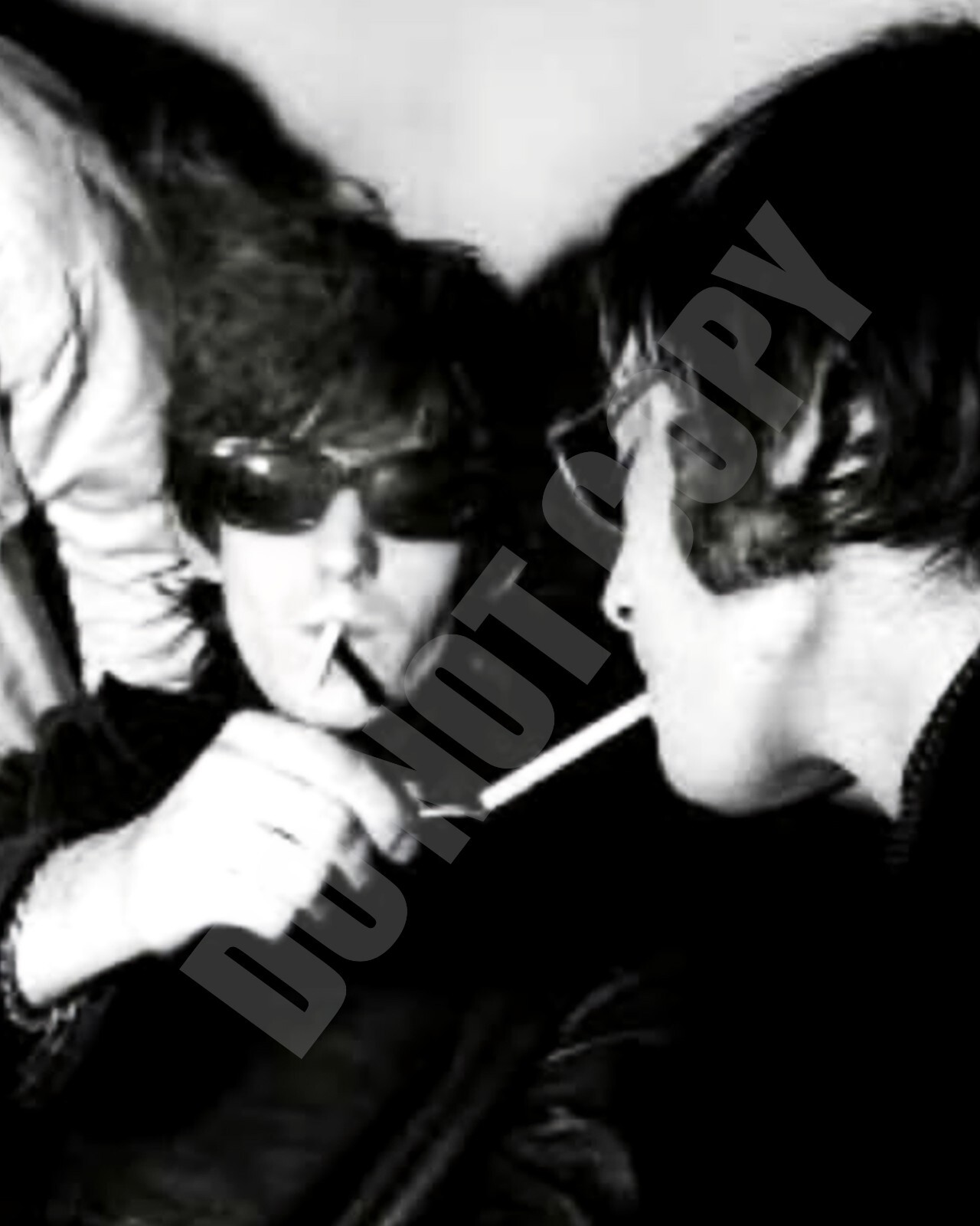 KEITH RICHARDS Smoking With JOHN LENNON Rolling Stones Beatles 8x10 ...