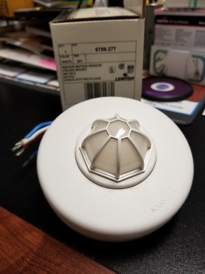 Leviton Indoor Motion Sensor Ceiling Mount White 6786-277 NEW | eBay
