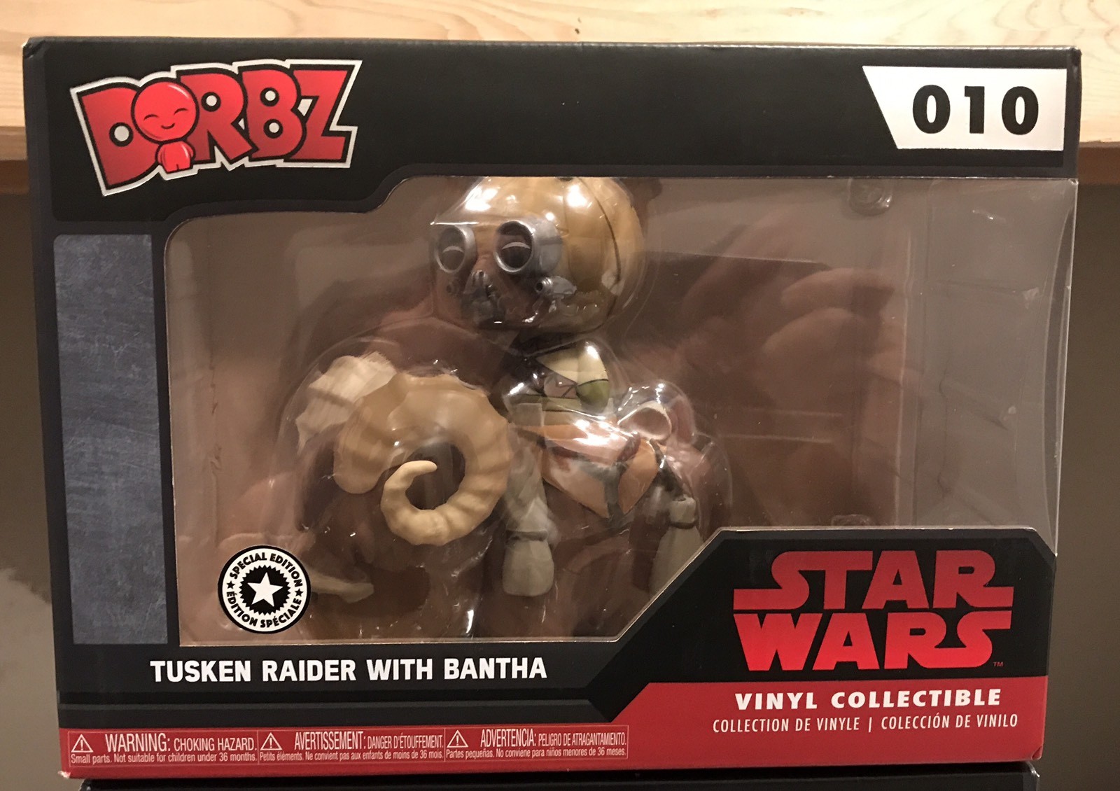 Star Wars FUNKO Dorbz Tusken Raider With Bantha #10 Vinyl Collectible ...