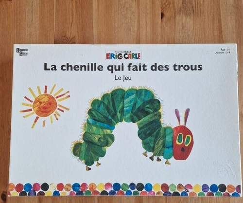 VINTAGE LE JEU LA CHENILLE QUI FAIT DES TROUS ERIC CARLE TBE | eBay