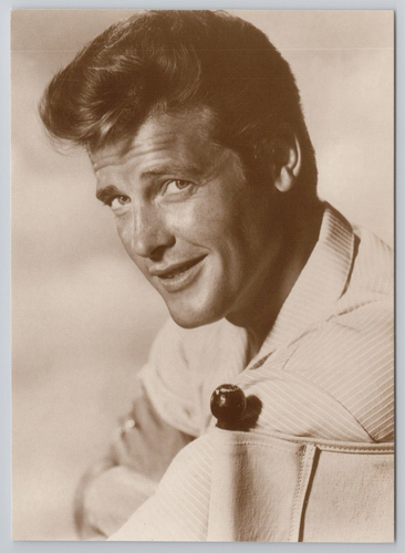 Roger Moore portrait - Publicity Photo Postcard | eBay