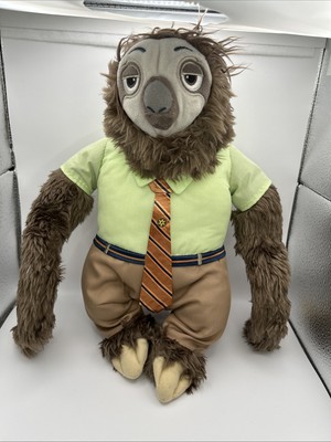 Disney Store Flash The Sloth Plush 14” Zootopia Soft Toy | eBay