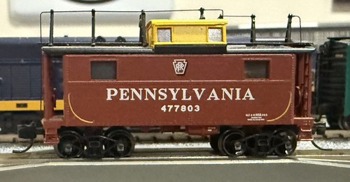 Bowser N Scale PRR Caboose | eBay