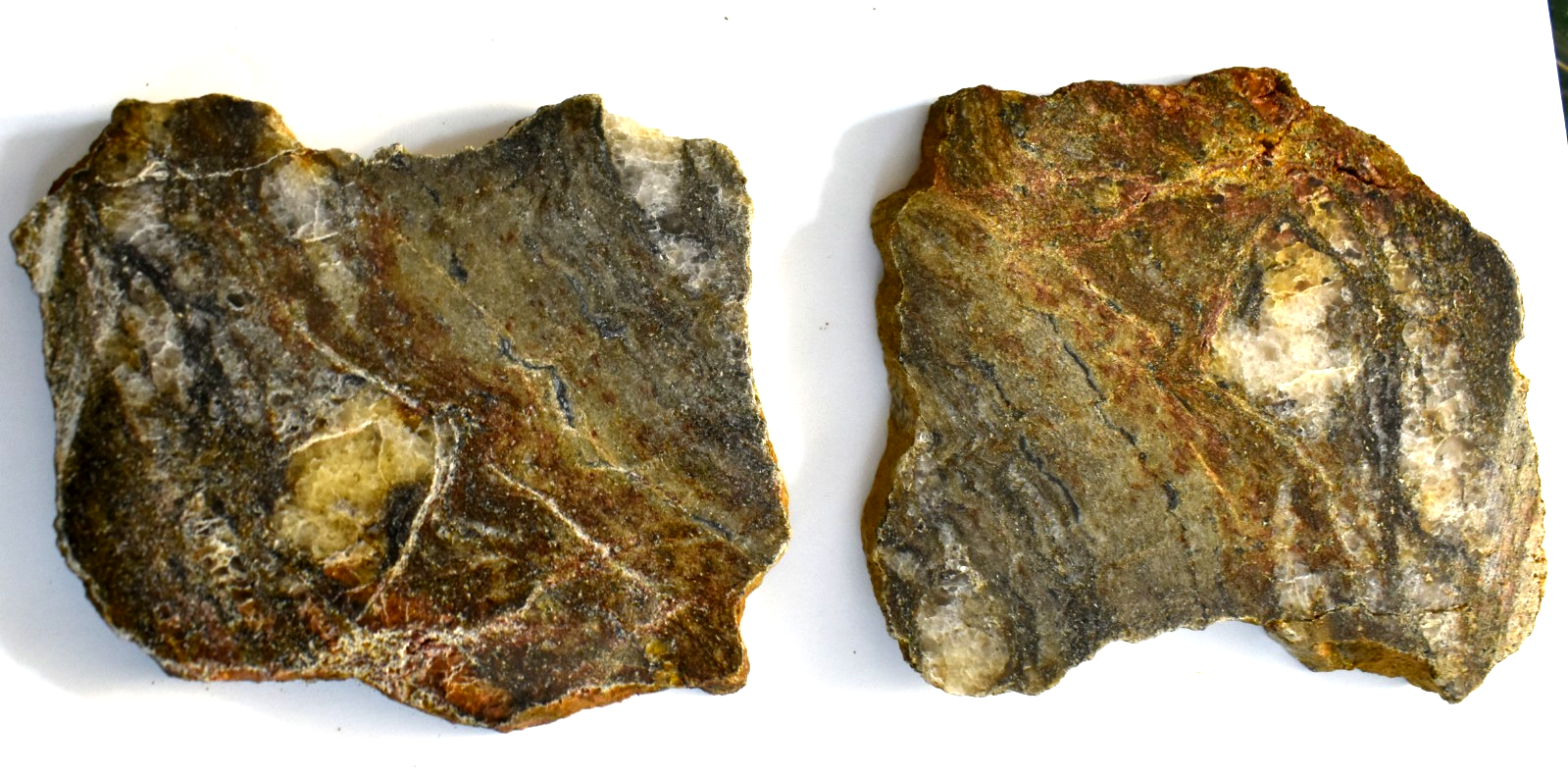 Gold Ore Granite-Red Hematite Crystal 1800s Ore Knob Copper Mine North ...