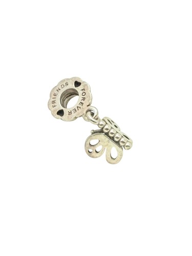 Pandora Sterling Silver Butterfly Forever Friends Dangle Charm | eBay